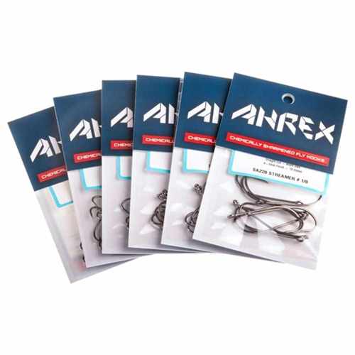 Ahrex Sa220 Sa Streamer #6 Stainless Steel Straight Eye Streamer Hook